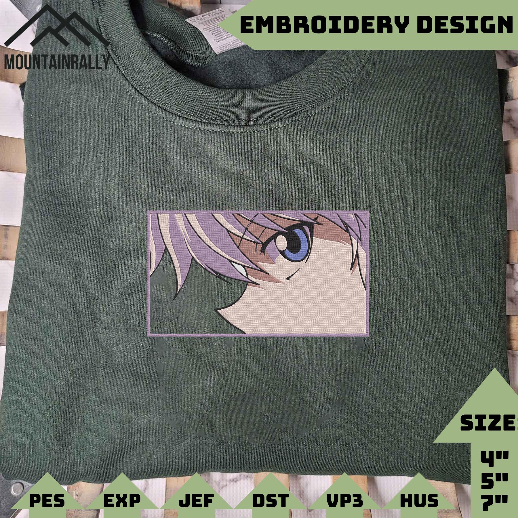 Hunter Anime Embroidery Designs, Anime Embroidery, Inspired - Inspire ...
