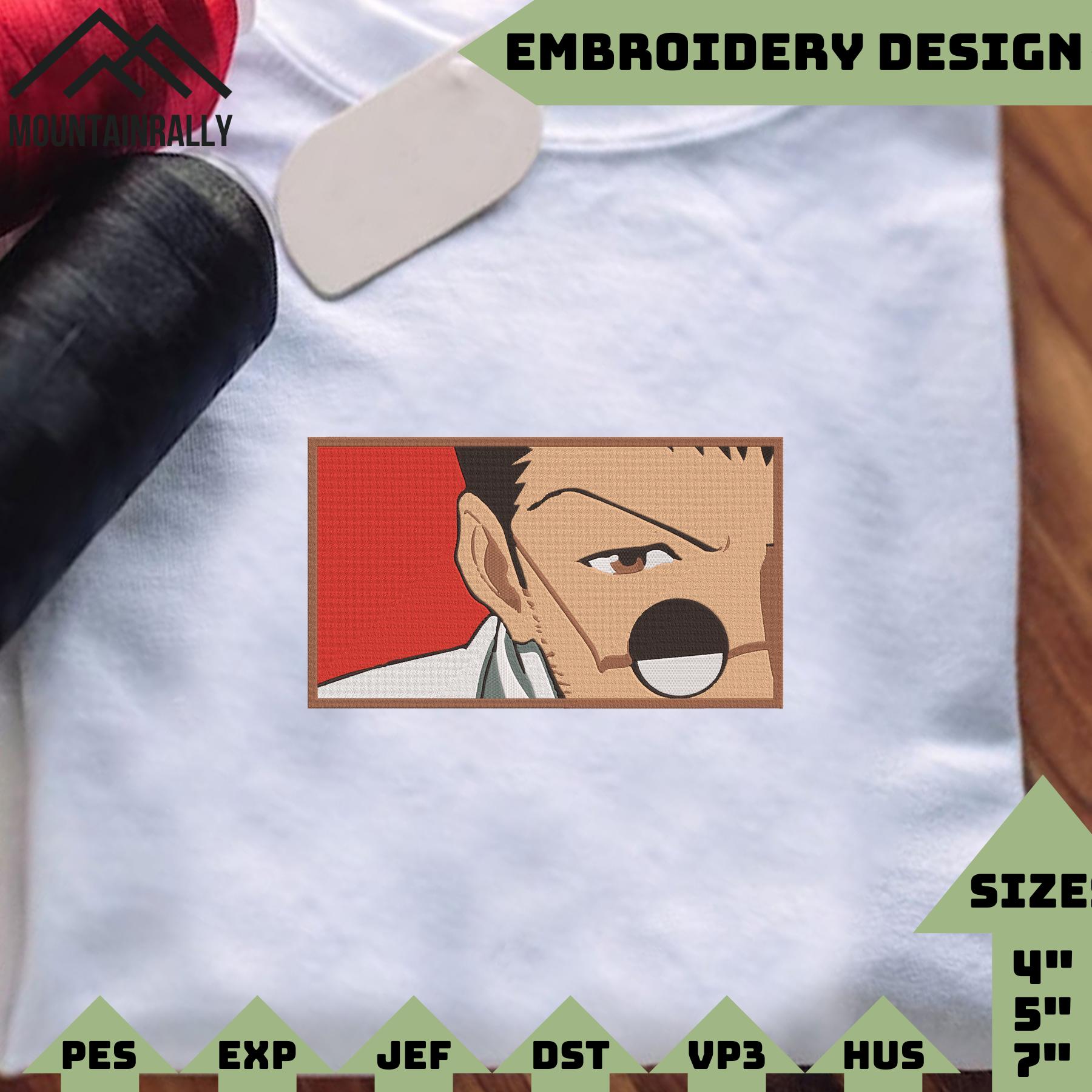 Hunter Anime Embroidery Designs, Anime Embroidery, Inspired | Inspire ...