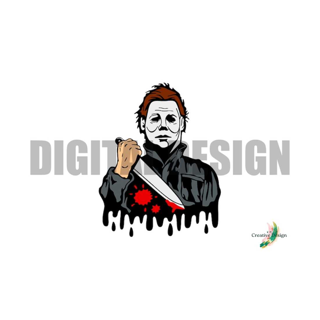 Halloween Michael Man Digital Spooky Season Horror Themed De | Inspire ...