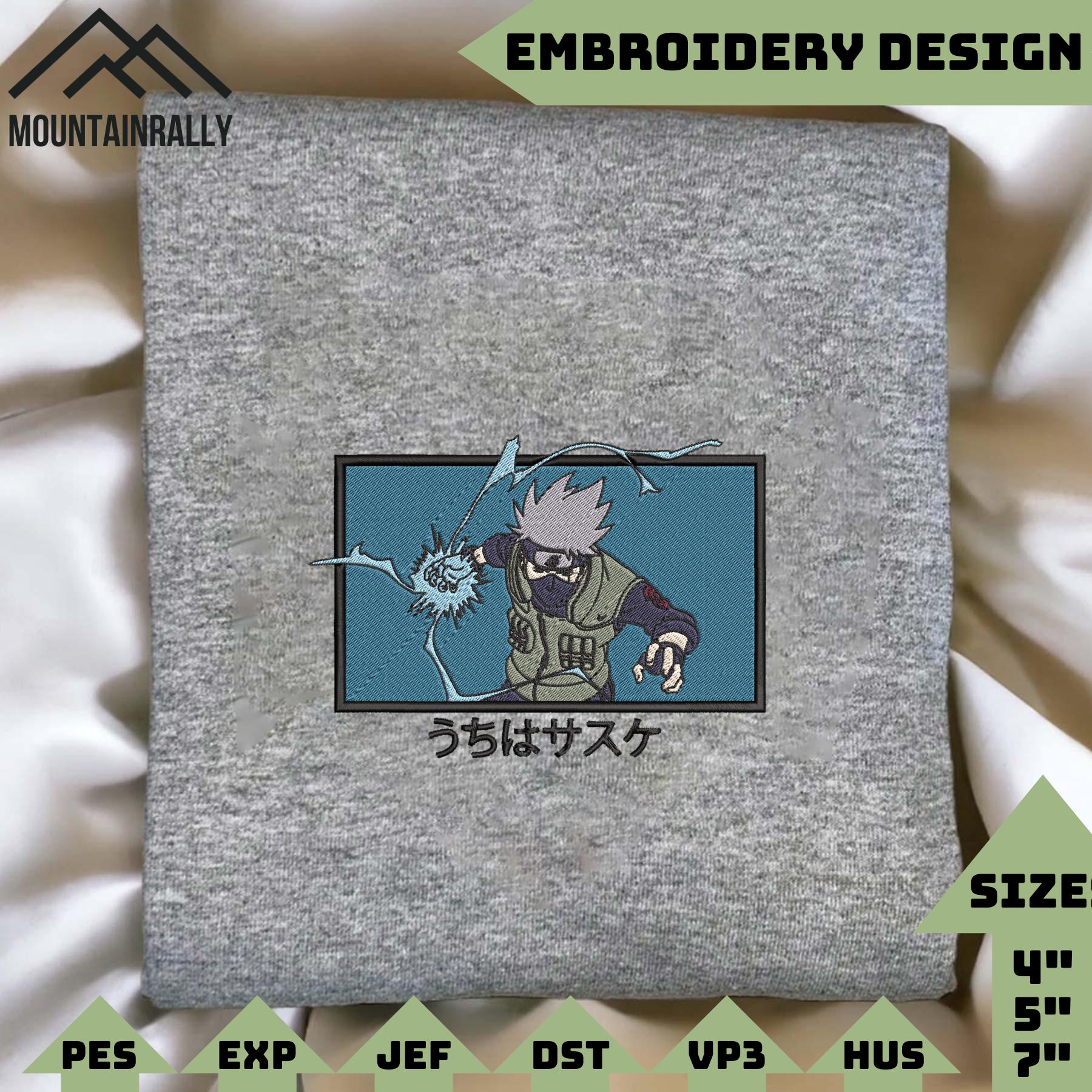 Cool Anime Embroidery Designs Files, Manga Character Embroid - Inspire ...