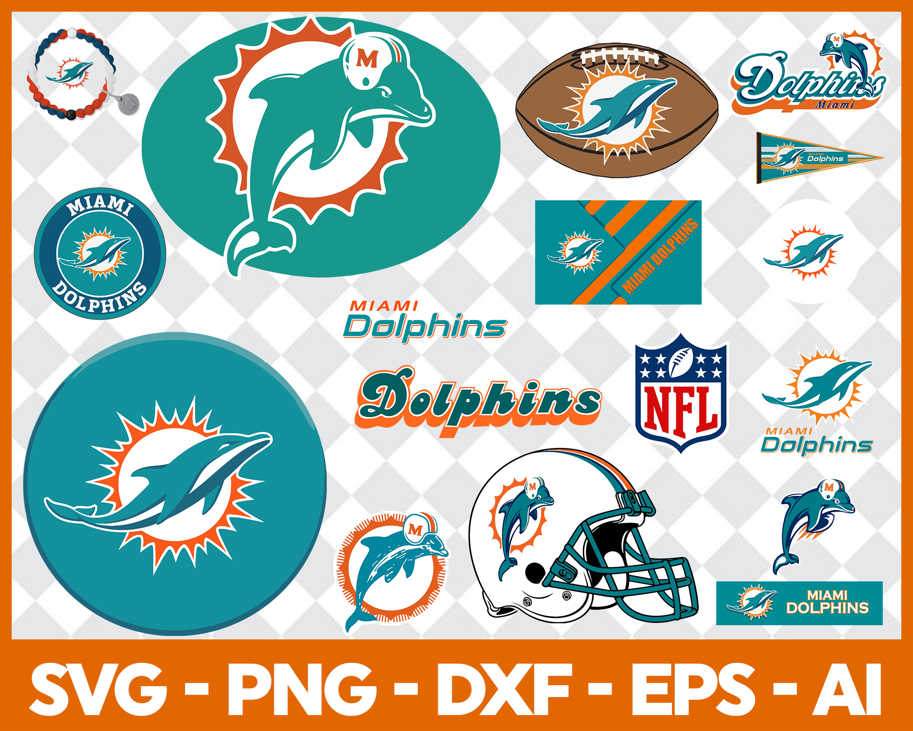 Miami Dolphins Svg , ootball Team Svg,Team Nfl Svg,Nfl,Nfl S | Inspire ...