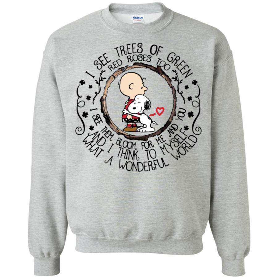 Snoopy I see trees of green red roses too I see them bloom S | Inspire ...