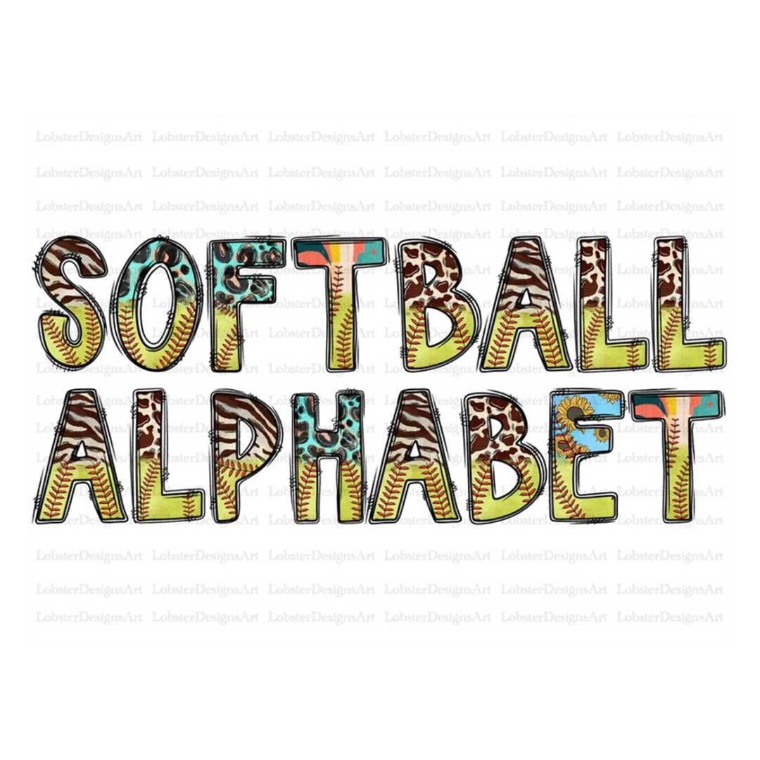 Softball Letters | Inspire Uplift