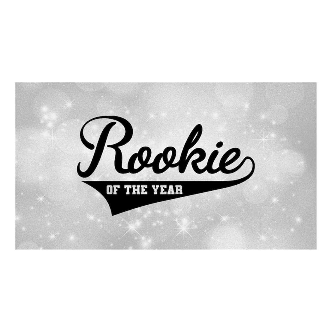 Sports Clipart: Baseball Style Swoosh Word 'Rookie' w/ 'of t - Inspire ...