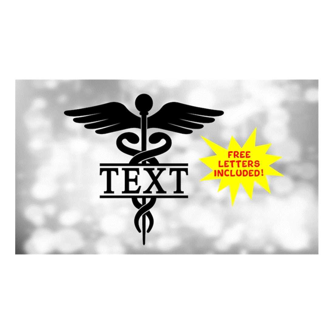 Medical Clipart: Black Medical Caduceus Symbol Silhouette fo | Inspire ...