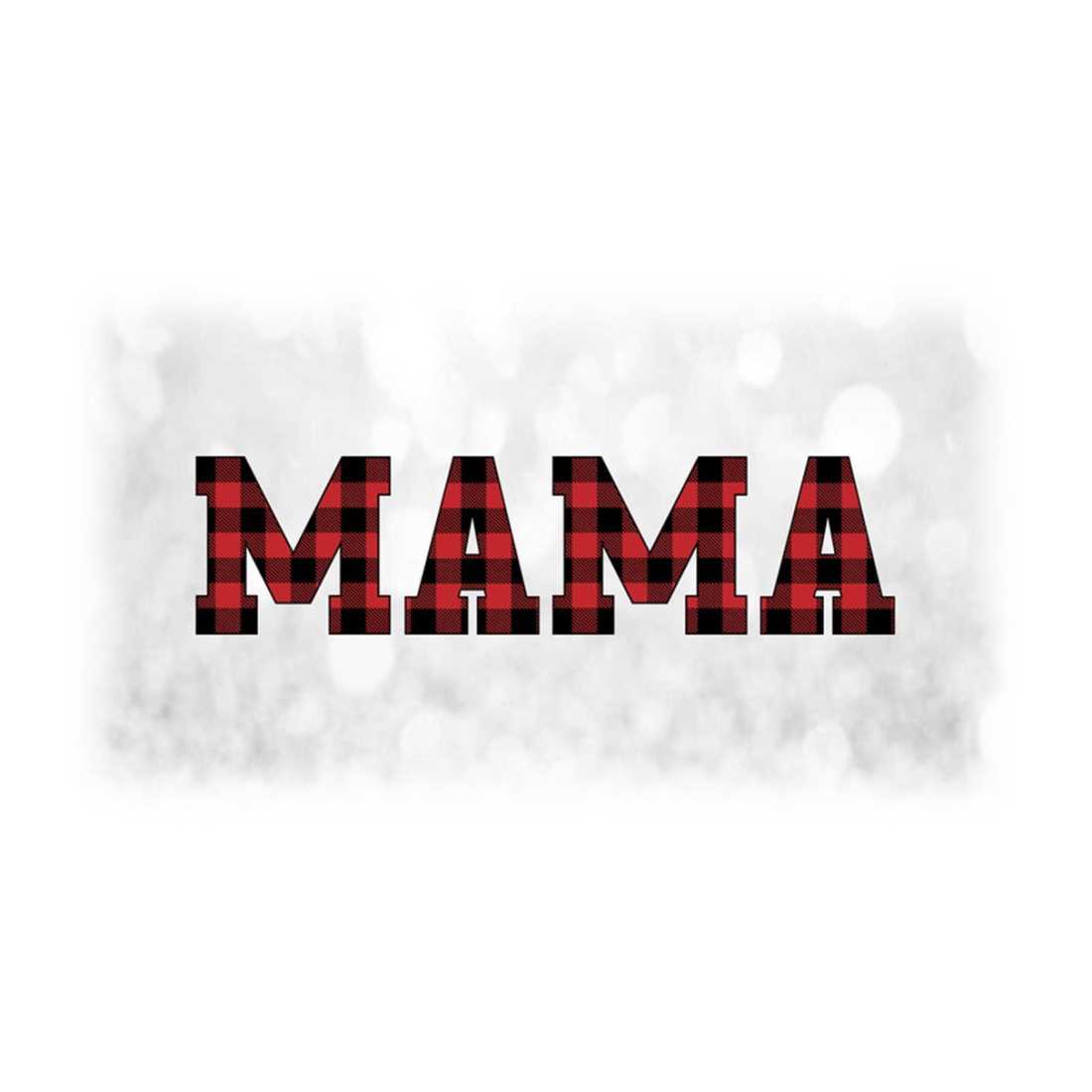 Family Clipart: Capitalized Block Word 'MAMA' in Black Buffa - Inspire ...