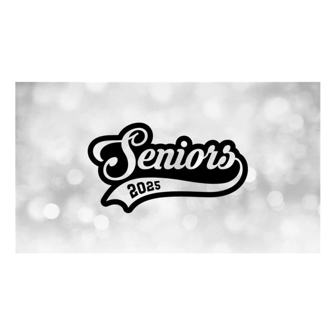 Education Clipart: Black Script Word 'Seniors' with Baseball - Inspire ...