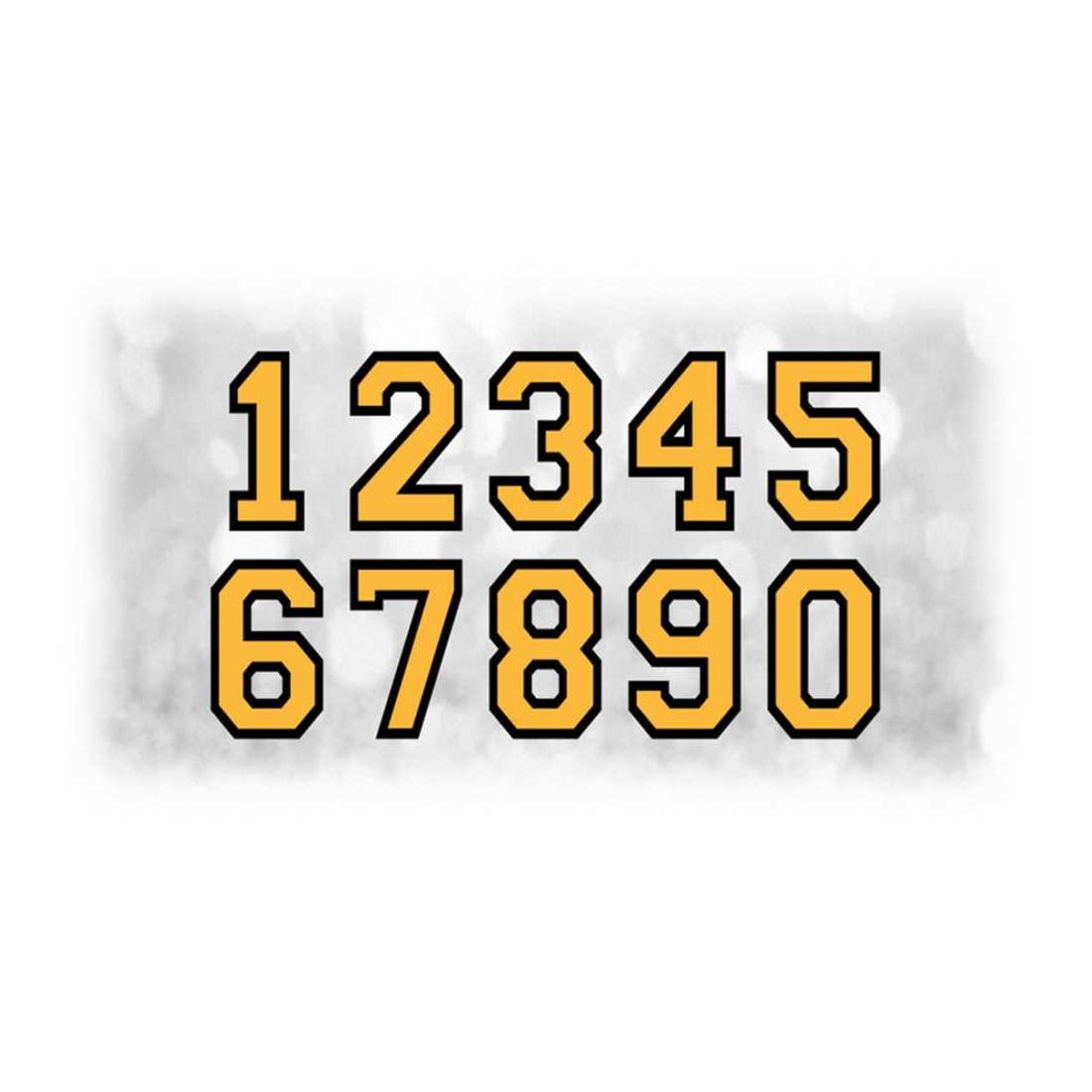 Sports Clipart: Jersey Number Templates Grouped on ONE Singl - Inspire ...