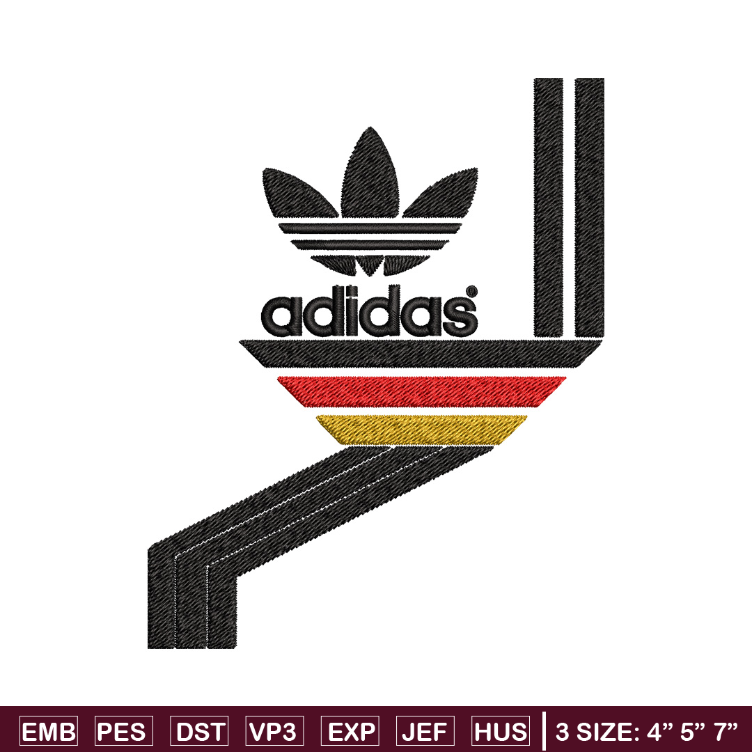 Adidas design Embroidery Design, Adidas Embroidery, Brand Em | Inspire ...