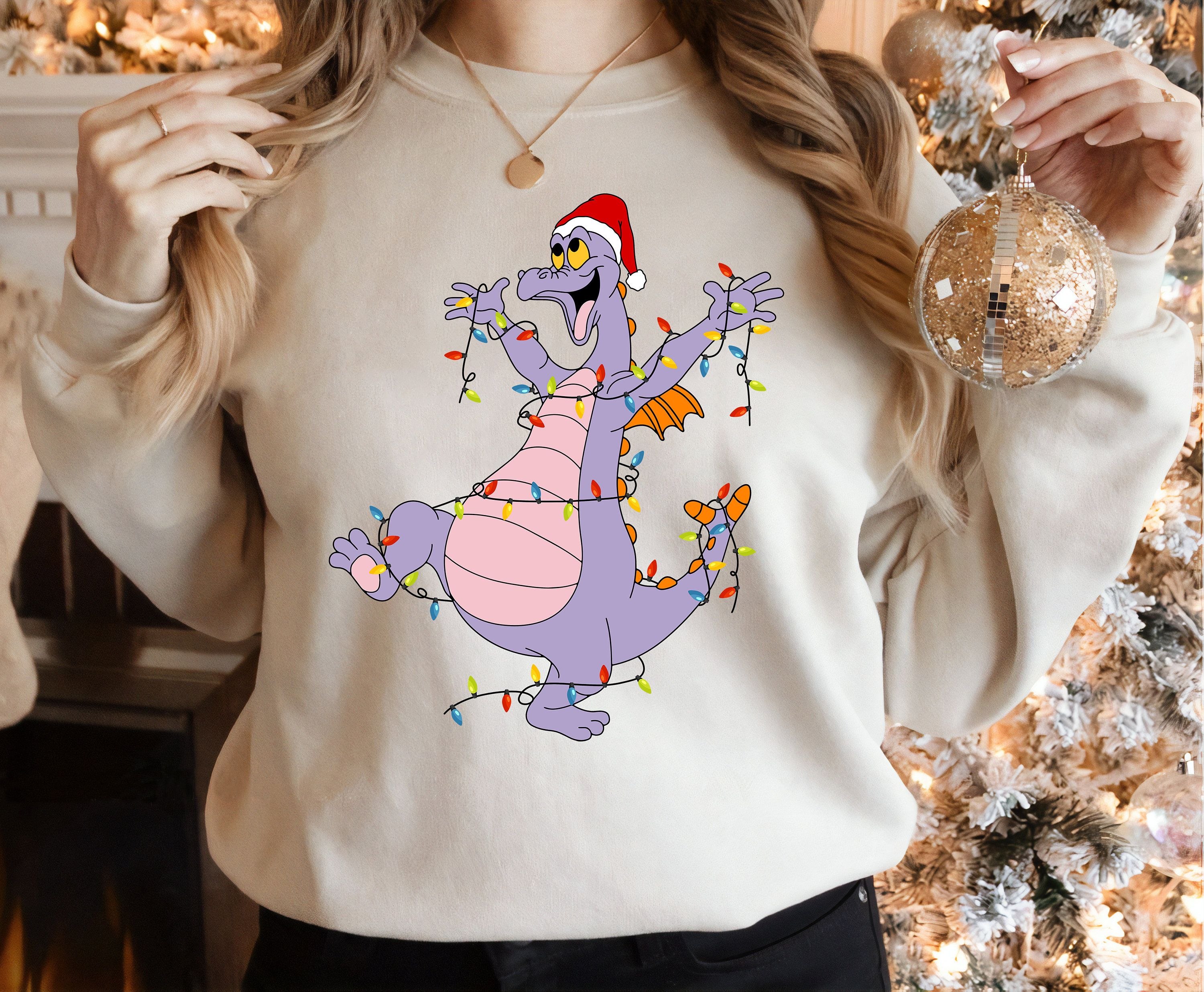 Disney Figment Christmas Lights Shirt, Figment Merry Christm - Inspire ...