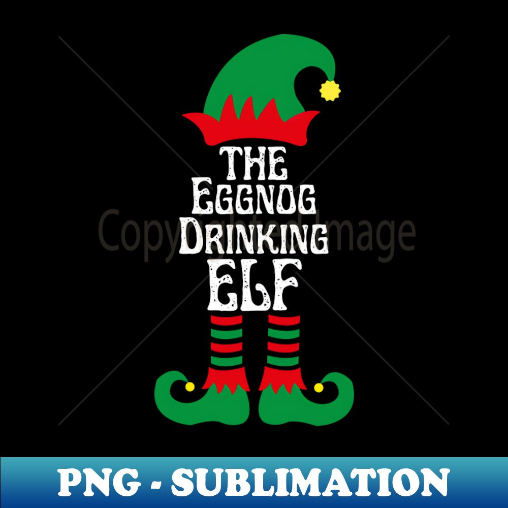 Eggnog Drinking Elf Family Christmas Elf Costume - Trendy Su | Inspire ...