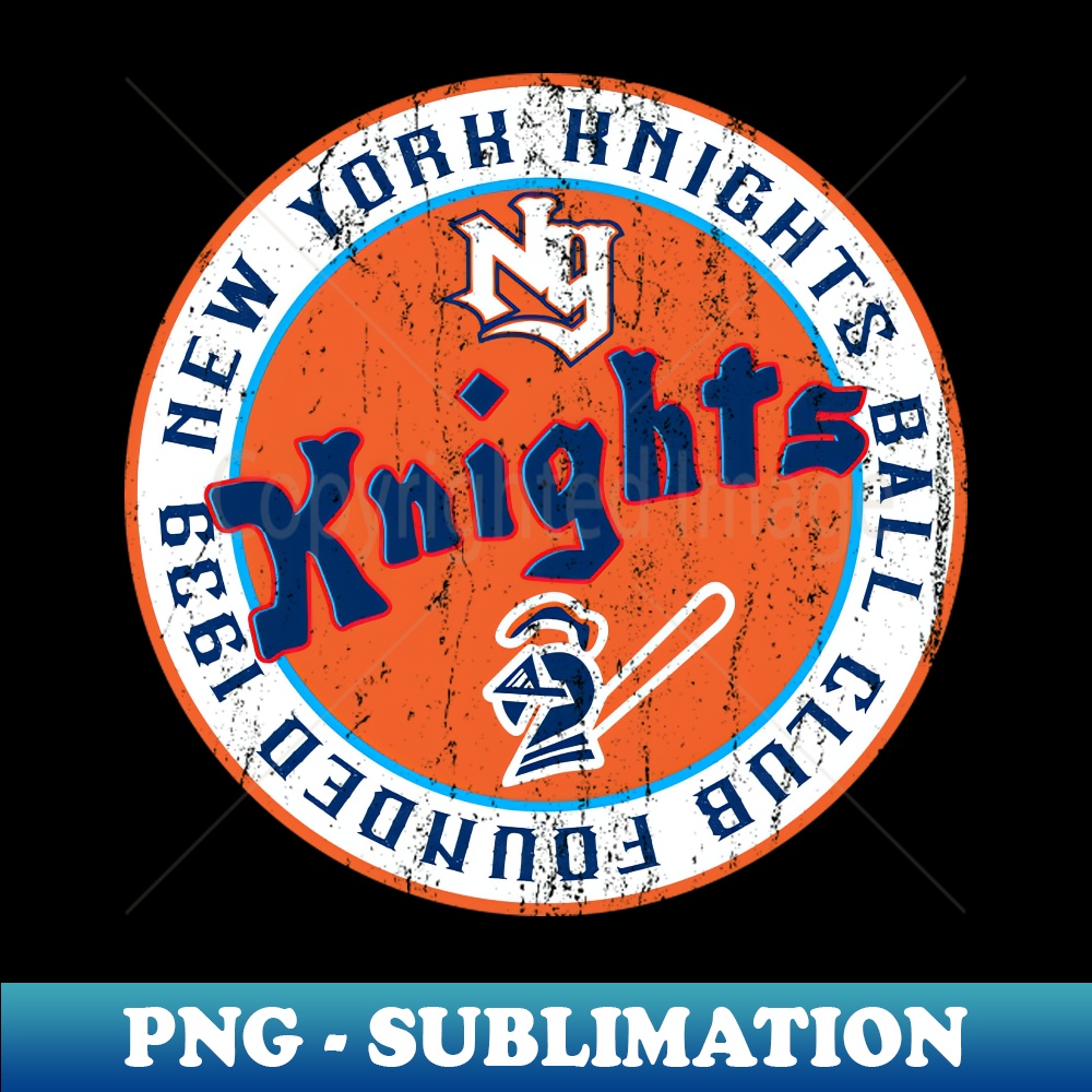 New York Knights Ball Club seal patch - PNG Transparent Digi | Inspire ...