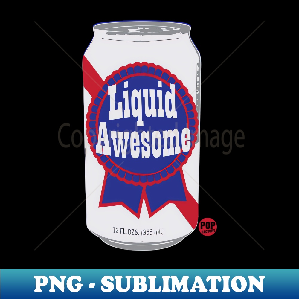 LIQUID AWESOME - PNG Transparent Digital Download File for S - Inspire Uplift