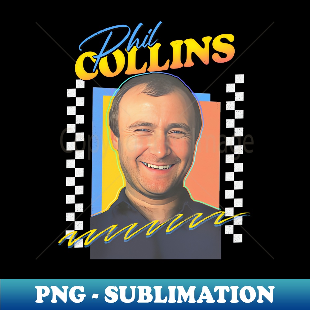 Phil Collins Retro 80s Aesthetic Fan Design - Modern Sublim | Inspire ...