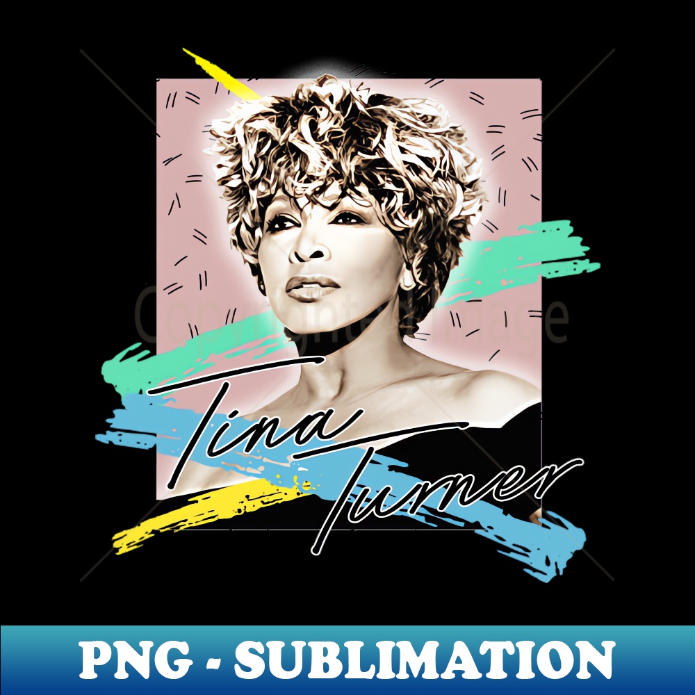 Tina Turner 1980s Style Retro Fan Art Design - Aesthetic Sub | Inspire ...