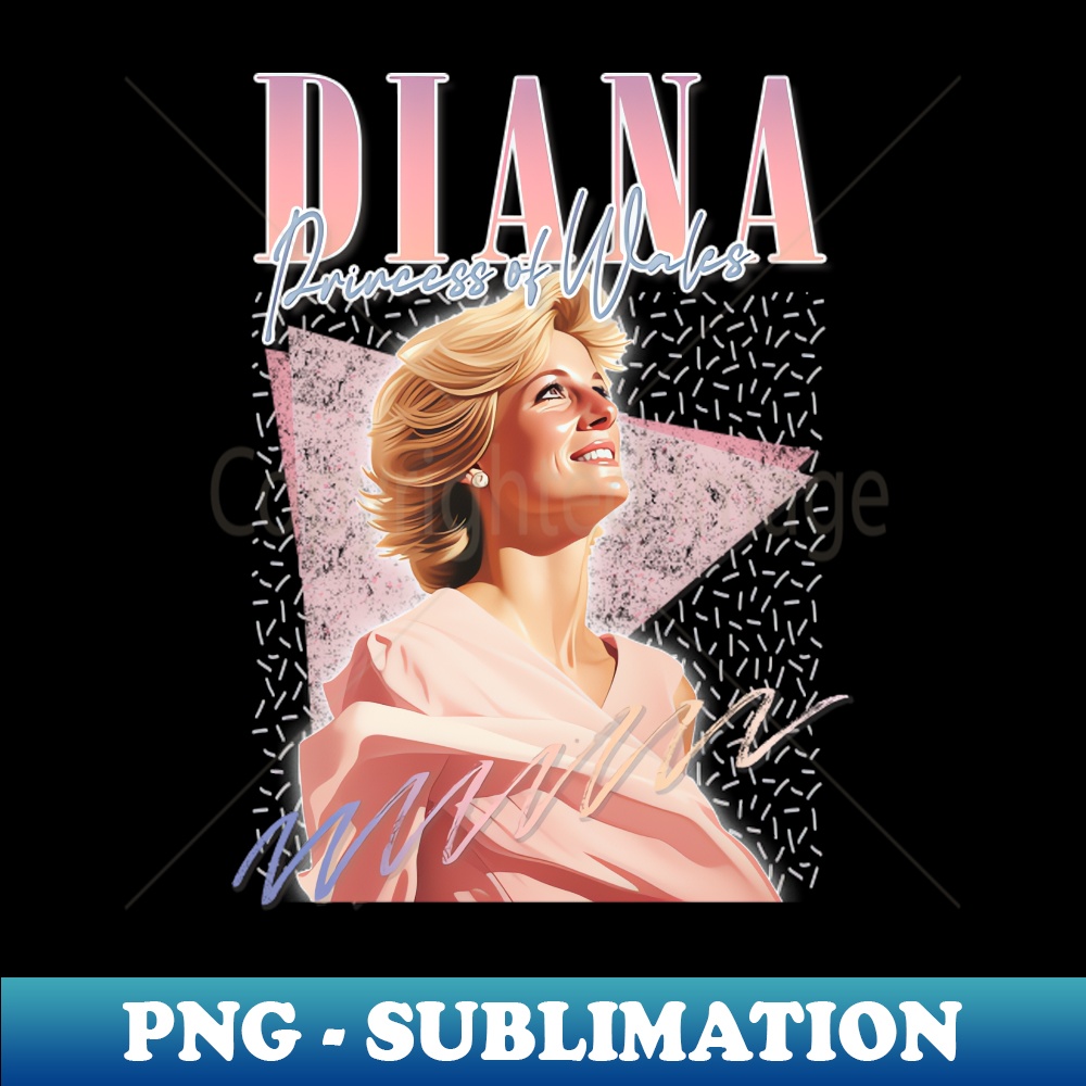 Princess Diana - 90s Retro Aesthetic Fan Design - Exclusive | Inspire ...