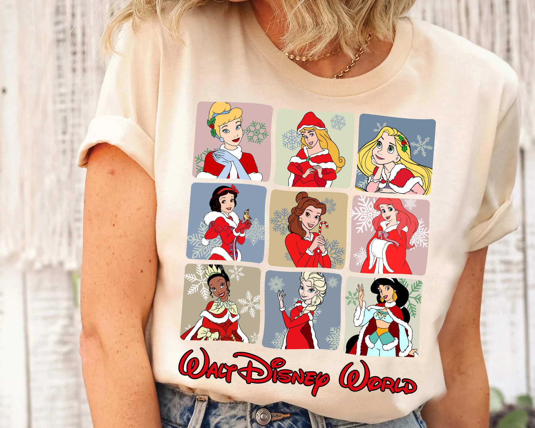 Disney Princess Walt Disney World Santa Costume Christmas Li - Inspire ...