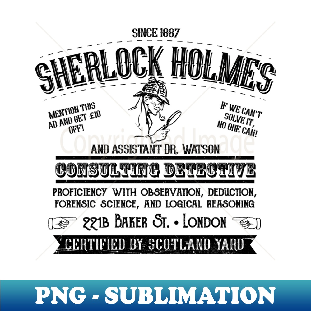 Sherlock Holmes Newspaper Ad Faded - High-Resolution PNG Sub - Inspire ...