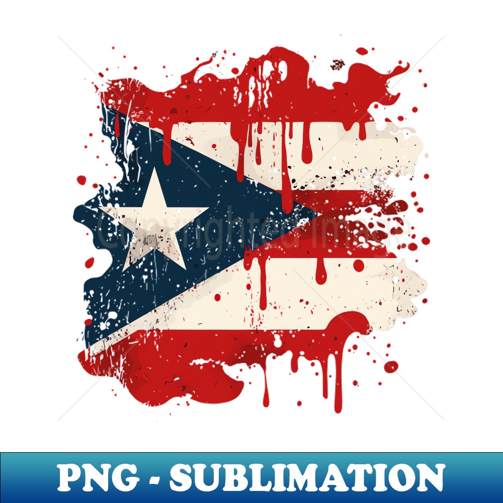 Puerto Rico Grafitti Style Flag Design - PNG Sublimation Dig | Inspire ...