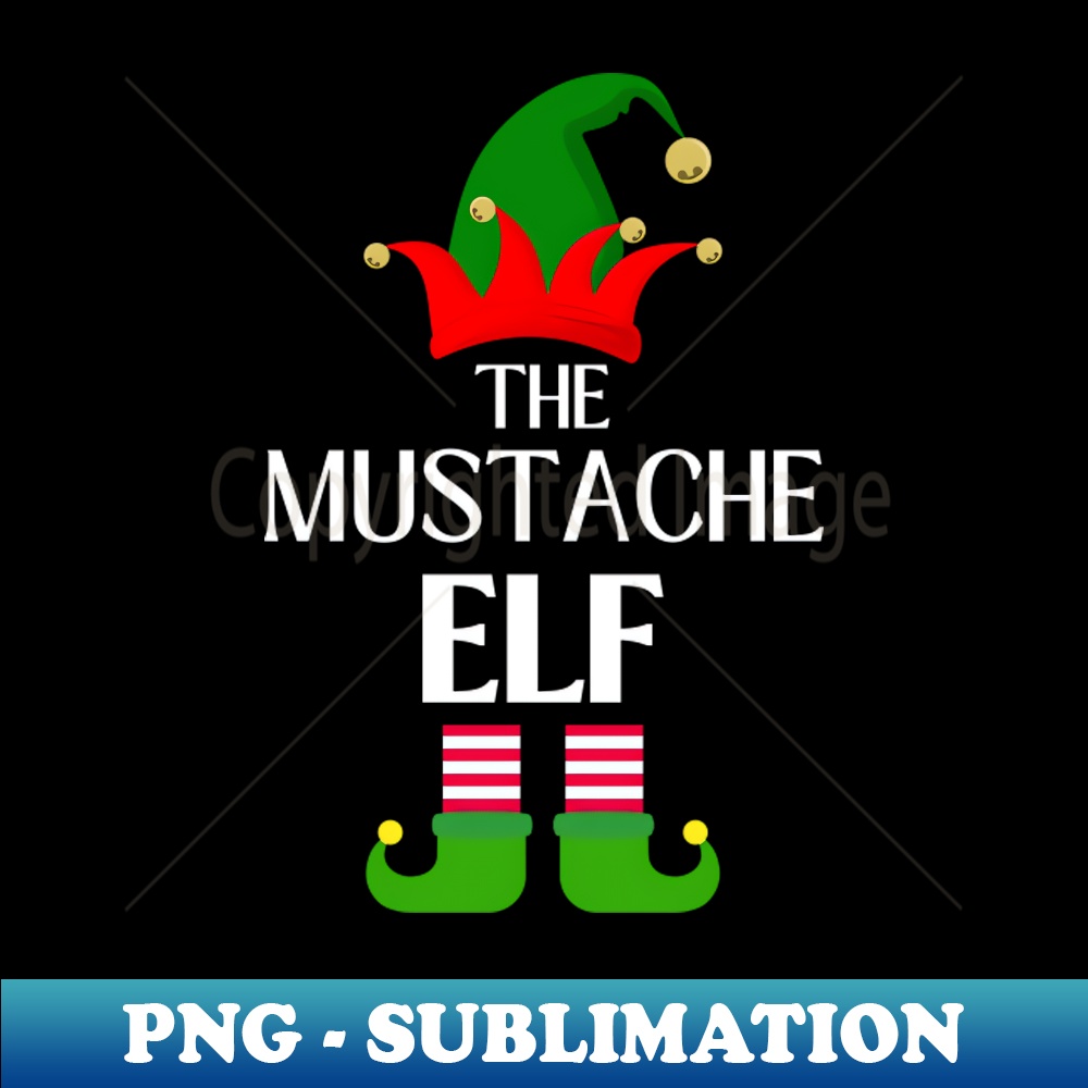 The MUSTACHE Elf Family Christmas Elf Costume - PNG Transpar | Inspire ...