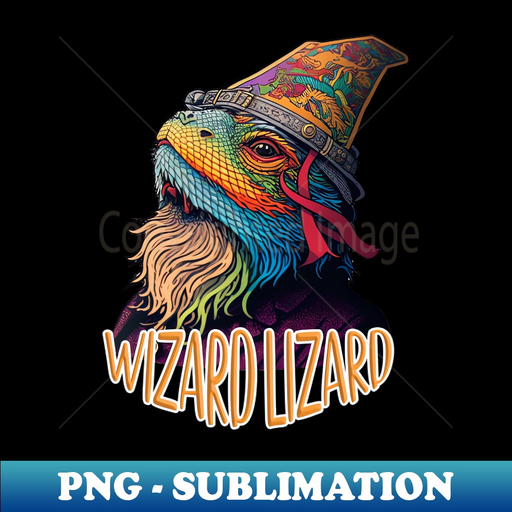 Beardie Wizard Lizard Bearded Dragon - High-Resolution PNG S - Inspire ...