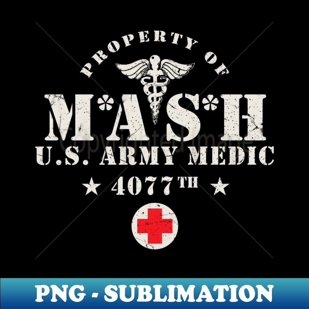 MASH 4077 Vintage Logo - Sublimation-Ready PNG File - Fashio | Inspire ...