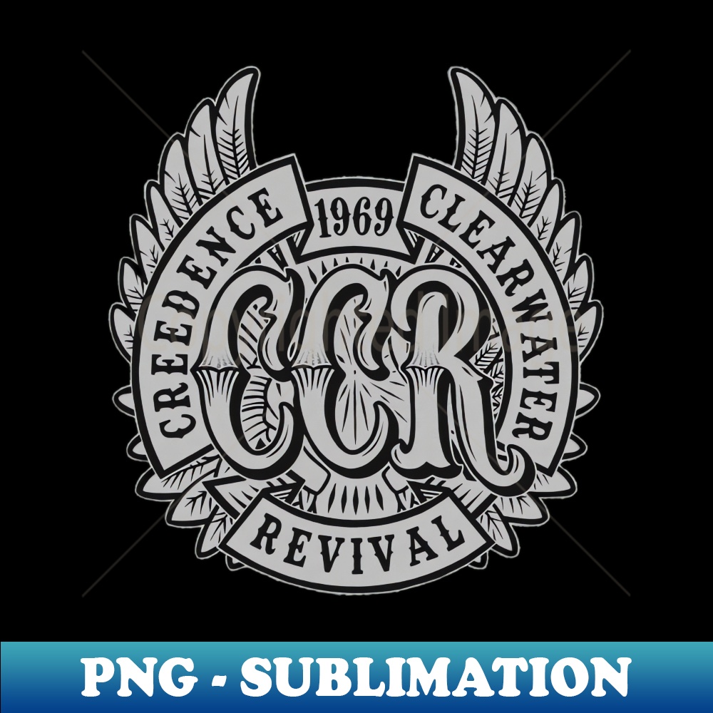 creedence clearwater revival logo - Vintage Sublimation PNG | Inspire ...