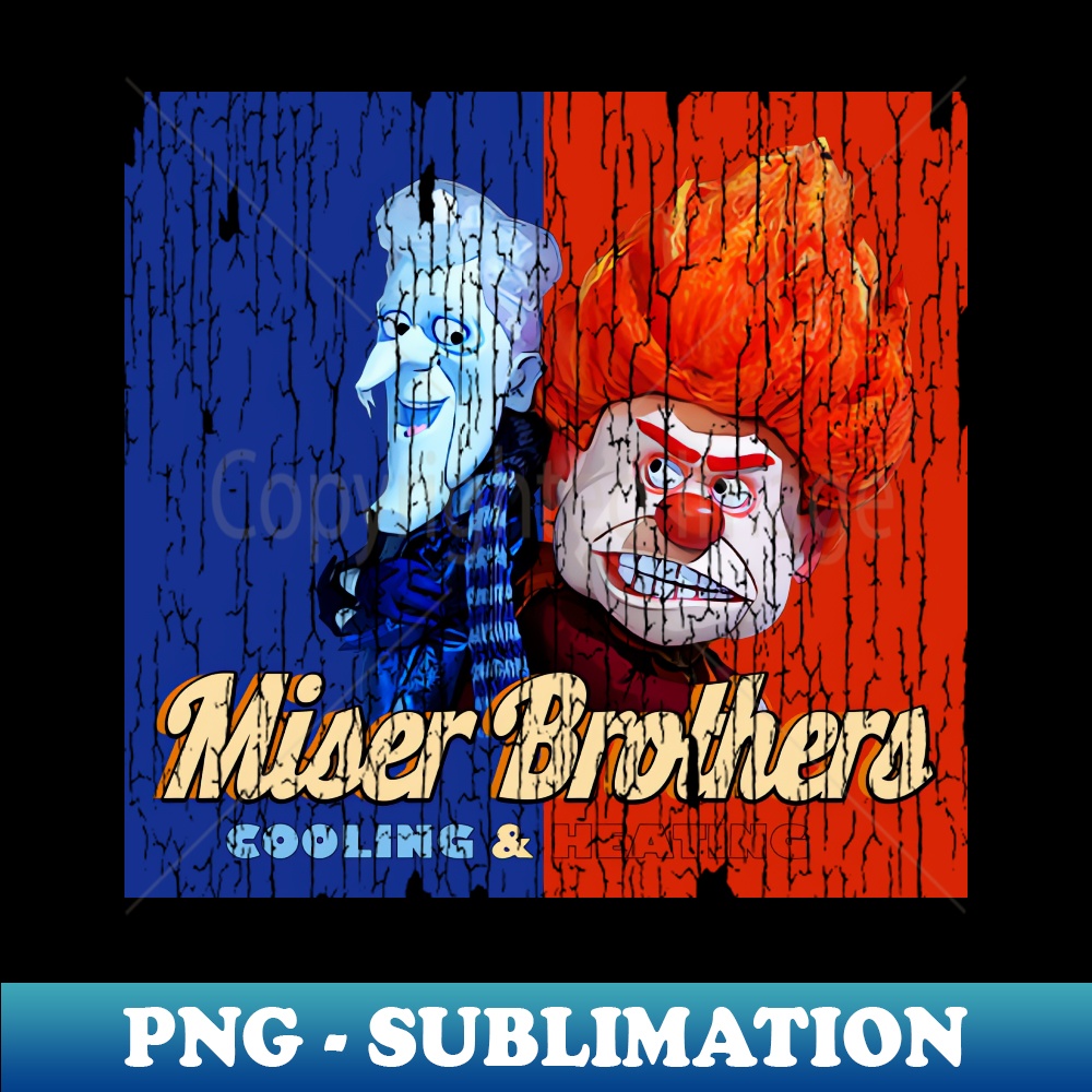 Vintage Heat Miser Brothers - High-Quality PNG Sublimation D | Inspire ...