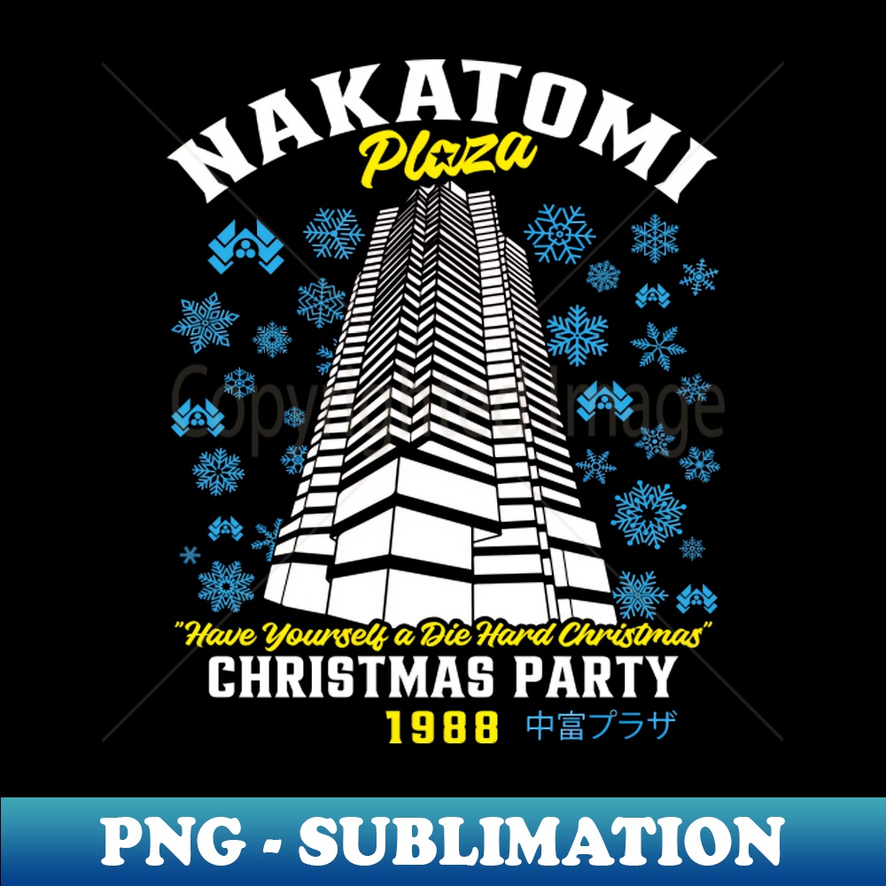 Christmas Nakatomi Building Die Hard - Exclusive Sublimation | Inspire ...