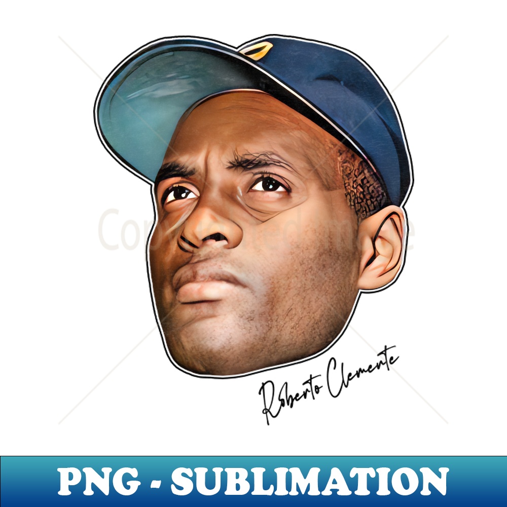 Roberto Clemente - Decorative Sublimation PNG File - Create | Inspire ...