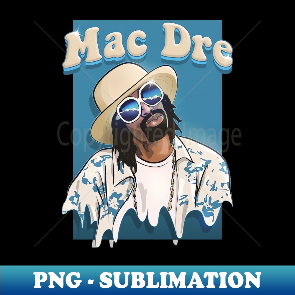 beach with mac dre - Retro PNG Sublimation Digital Download | Inspire ...