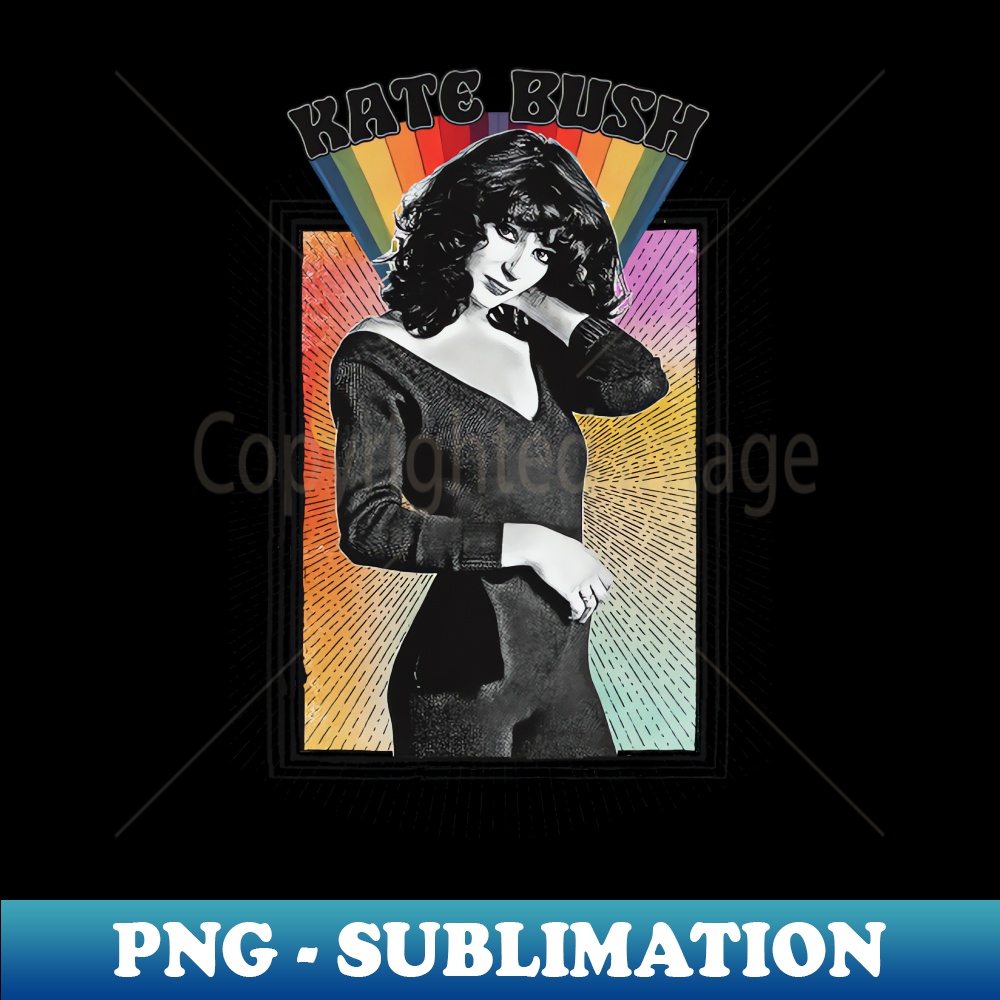 Kate Bush Rainbow Aesthetic Fan Art Design - Aesthetic Subli | Inspire ...