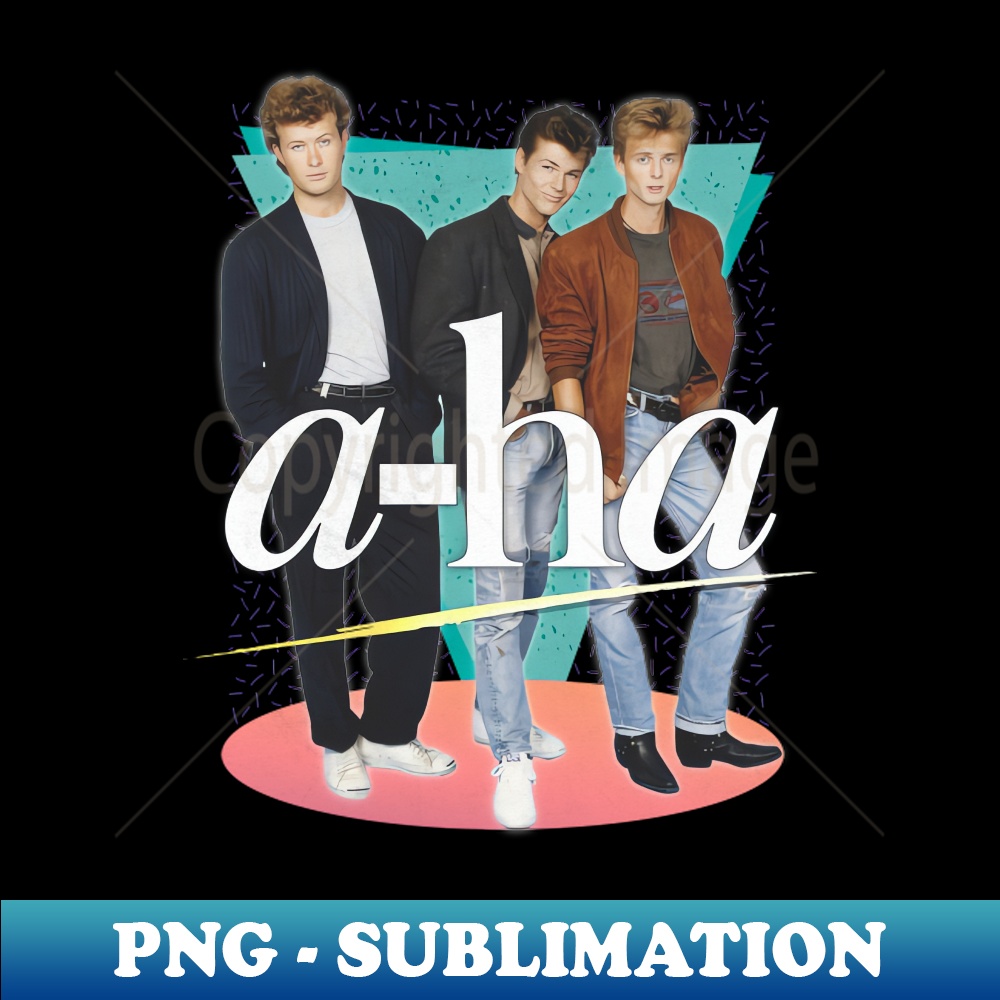 Vintage Style 80s A-Ha Design - Stylish Sublimation Digital | Inspire ...