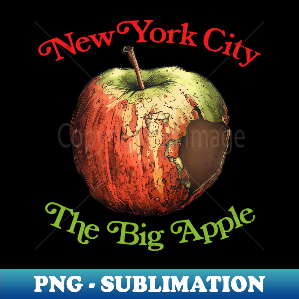 New York City - The Big Apple - Instant Sublimation Digital | Inspire ...