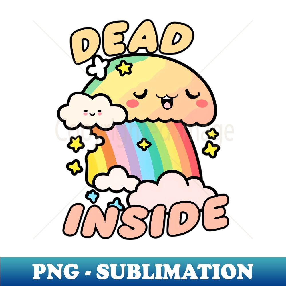 Dead Inside - High-Resolution PNG Sublimation File - Capture | Inspire ...