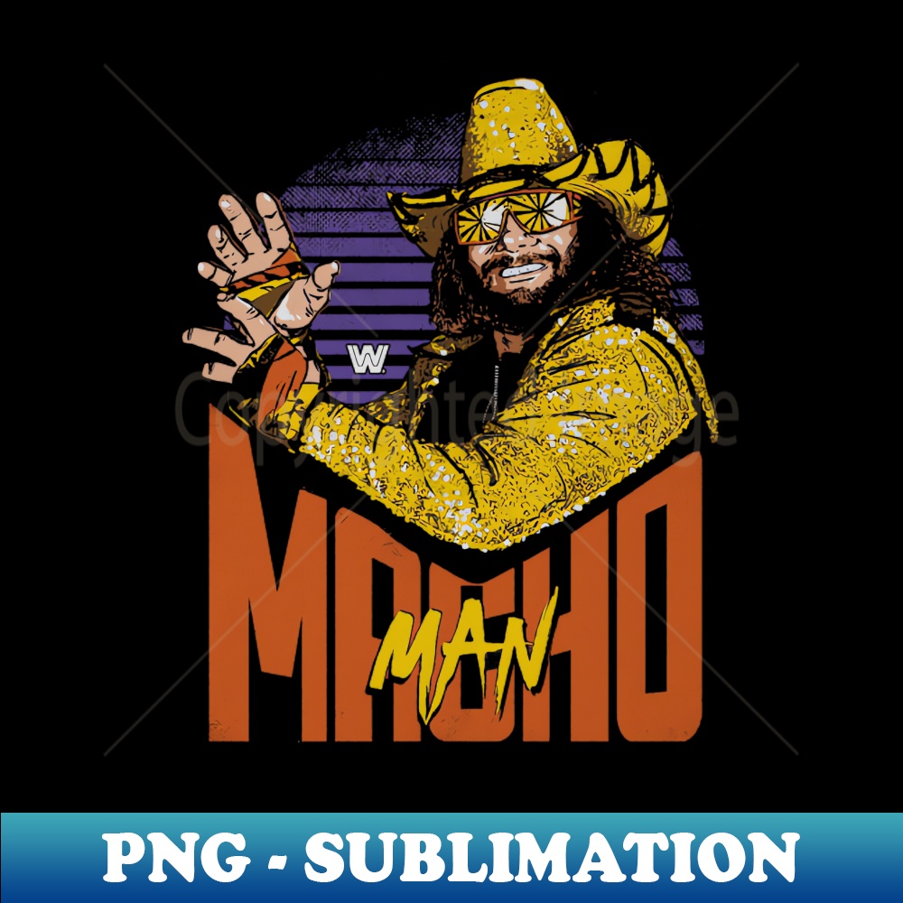 Macho Man Flex - Instant PNG Sublimation Download - Spice Up | Inspire ...