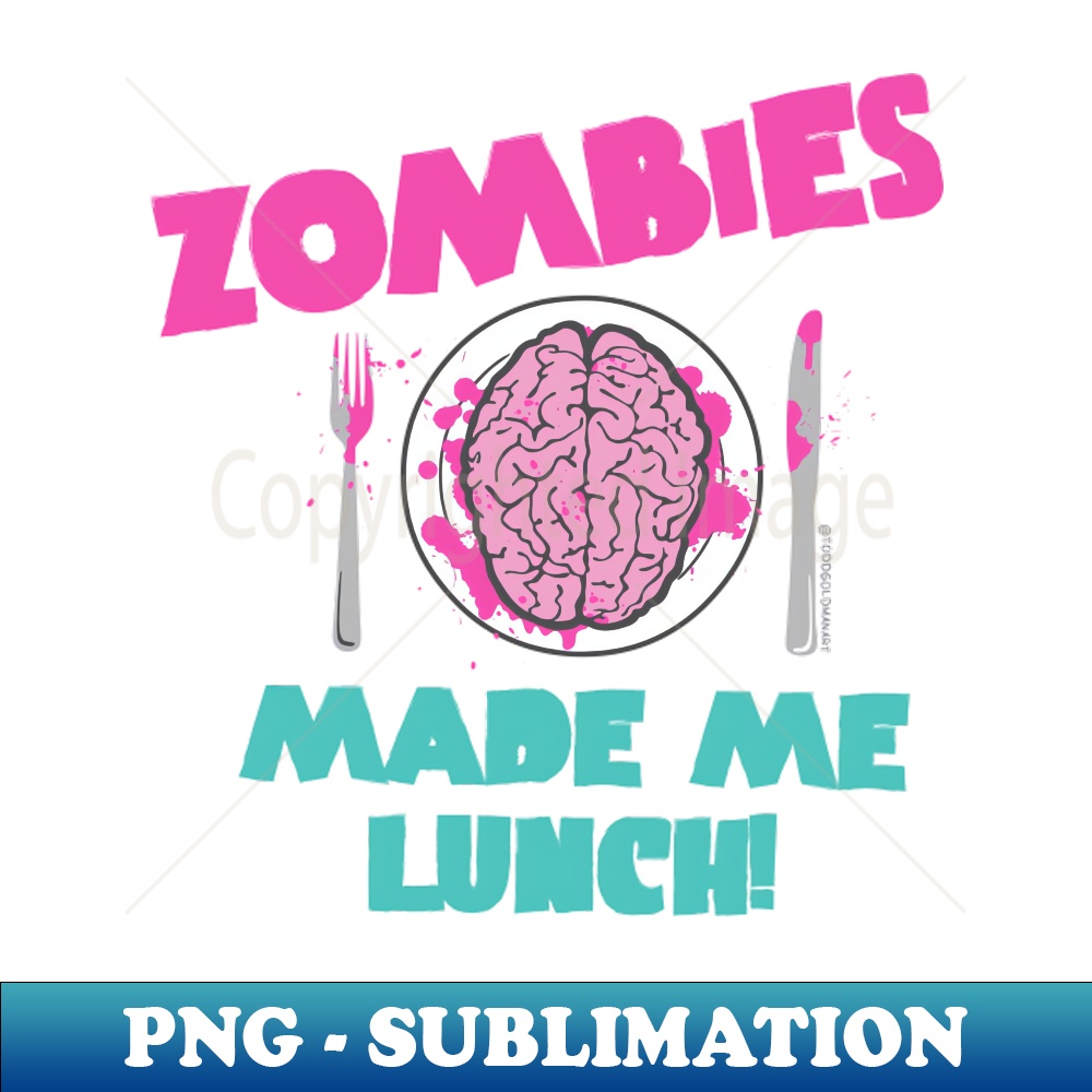 ZOMBIE LUNCH - PNG Transparent Digital Download File for Sub | Inspire ...