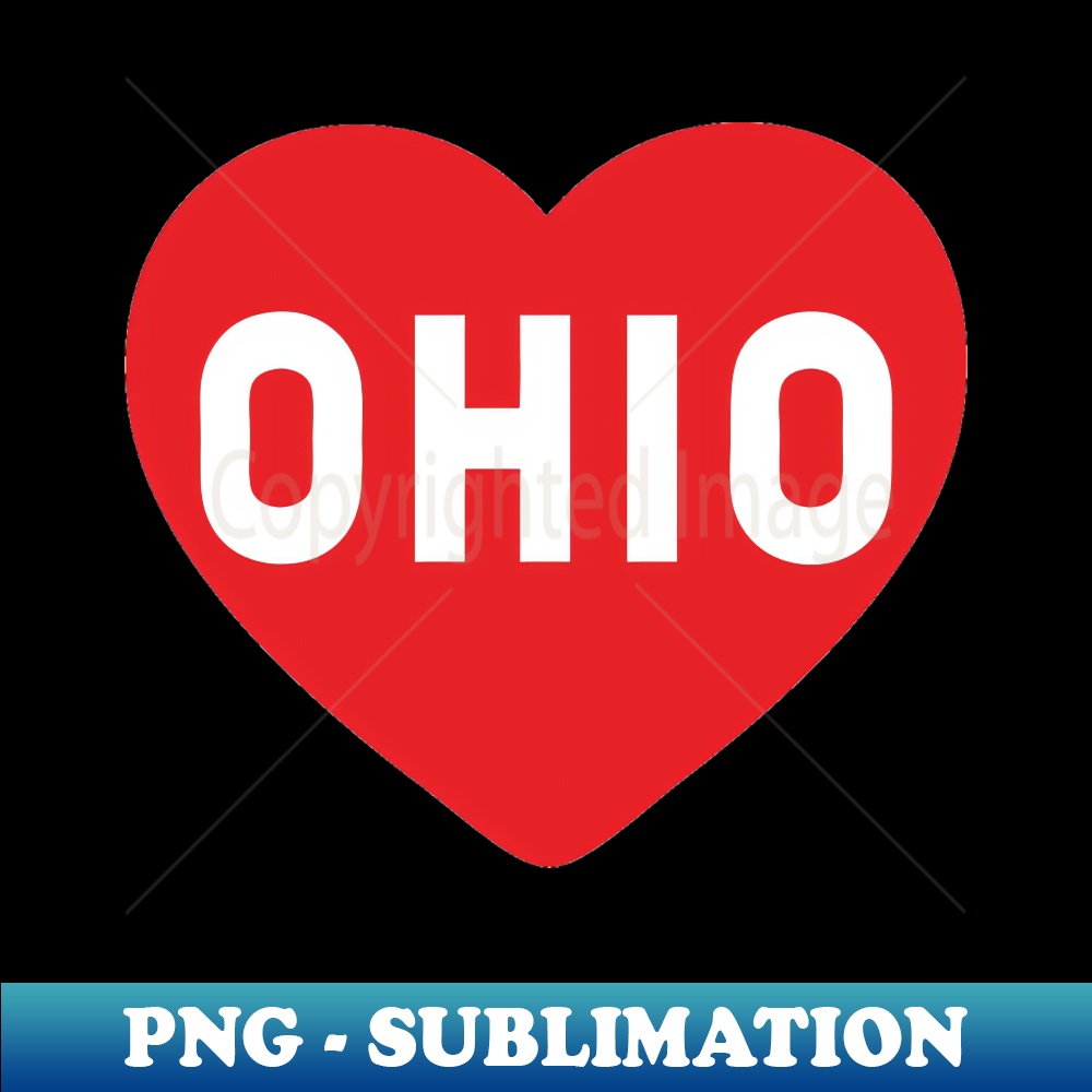 OHIO - The heart of it all - Exclusive PNG Sublimation Downl - Inspire ...