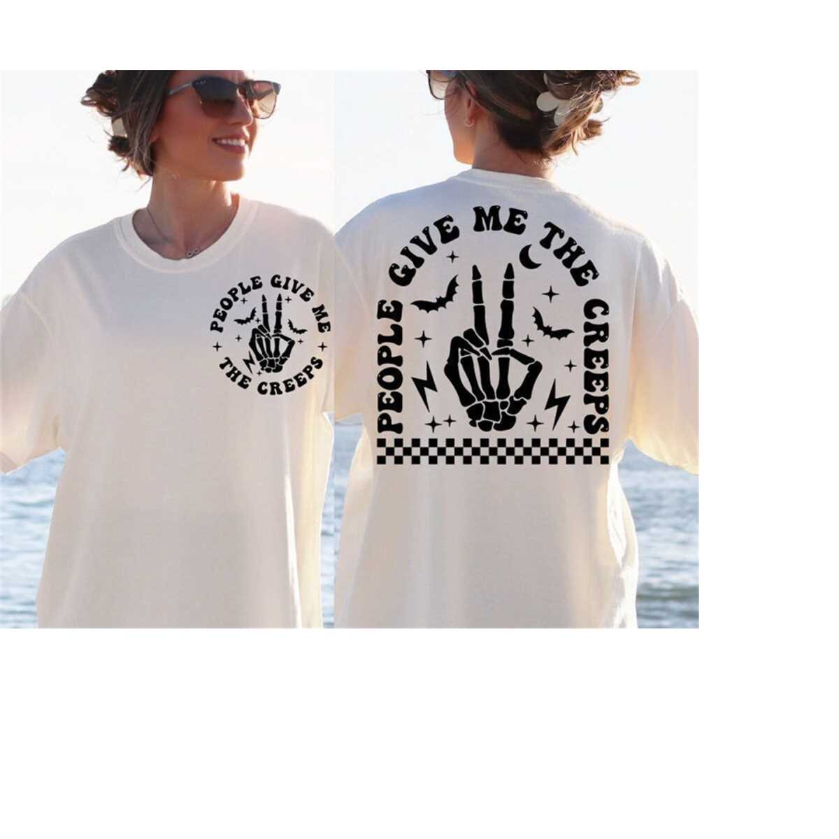 People give me the creeps svg, Hand Skeleton Svg, Skeleton S | Inspire ...