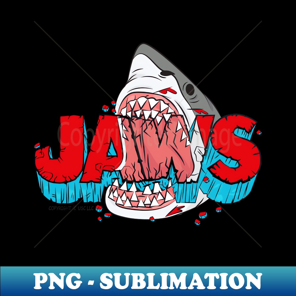 JAWS The Big Bite - Premium PNG Sublimation File - Stunning | Inspire ...