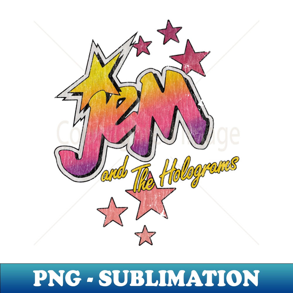 Vintage Jem and the holograms Logo - PNG Transparent Sublima | Inspire ...