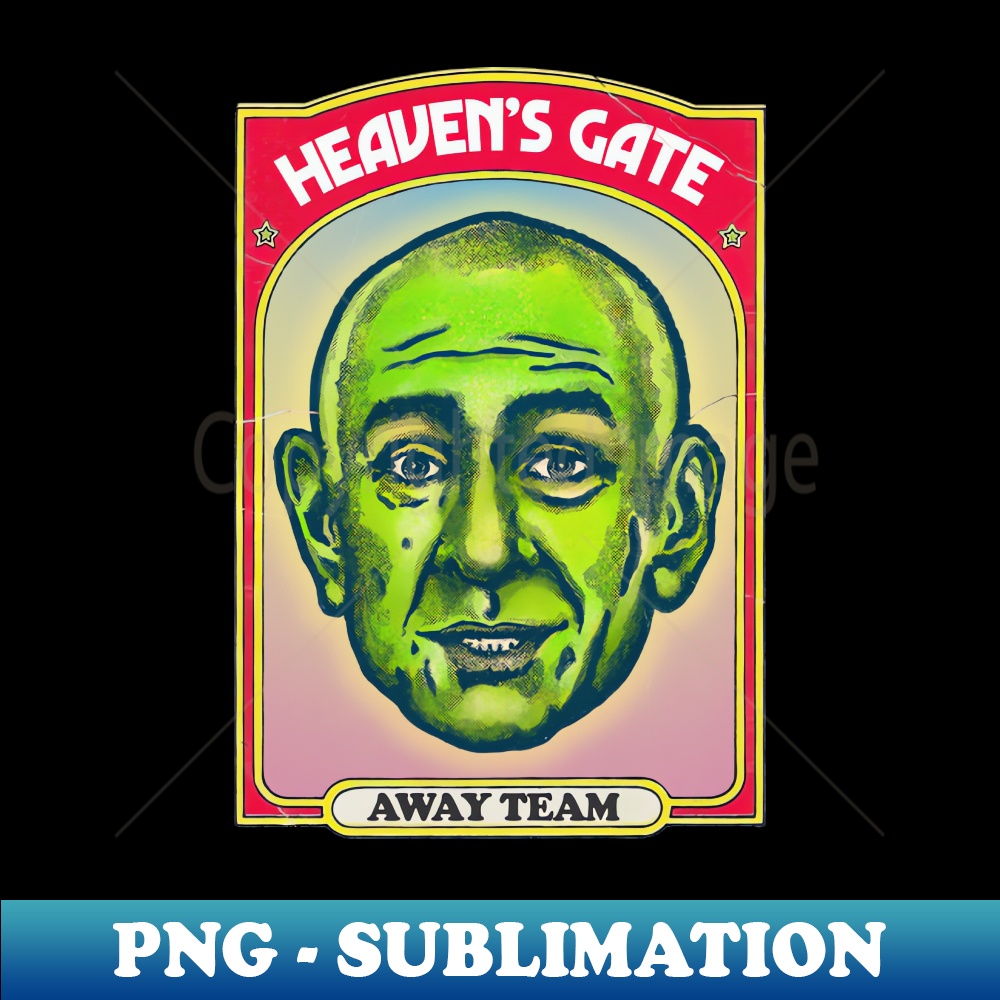Heavens Gate Away Team Original Retro Design - Digital Subl | Inspire ...