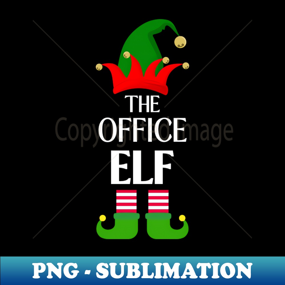 The OFFICE Elf Family Christmas Elf Costume - PNG Sublimatio | Inspire ...