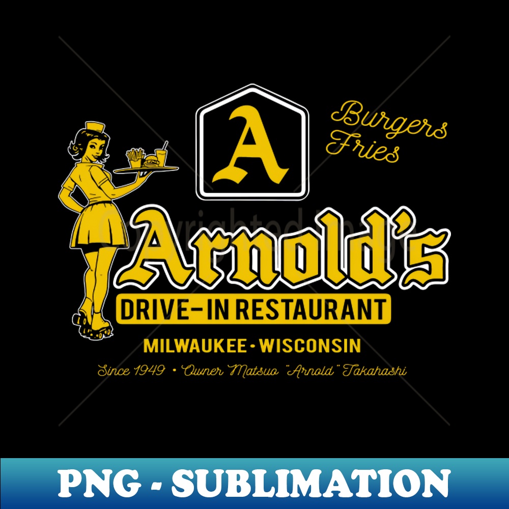 Arnolds Drive In Restaurant Happy Days - Instant Sublimation | Inspire ...