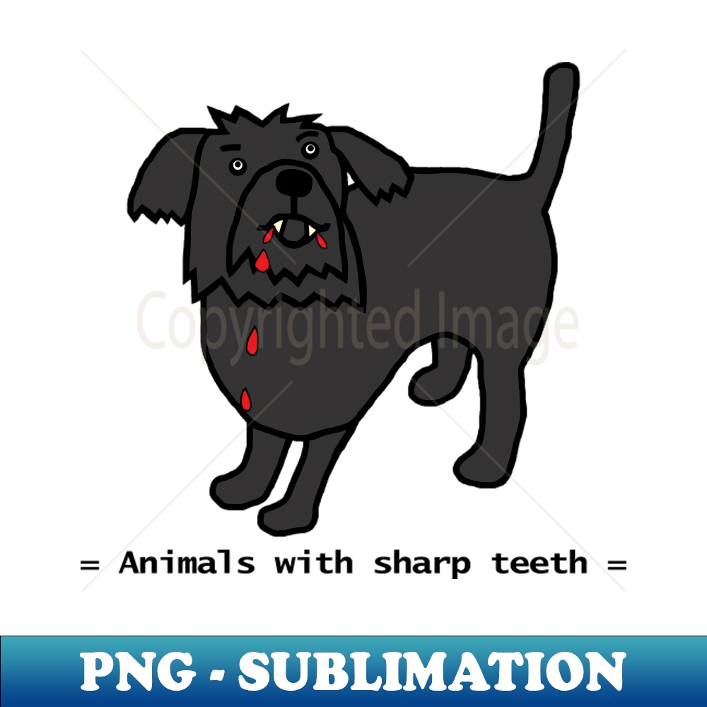 Animals with Sharp Teeth Halloween Horror Dog - PNG Transpar - Inspire ...
