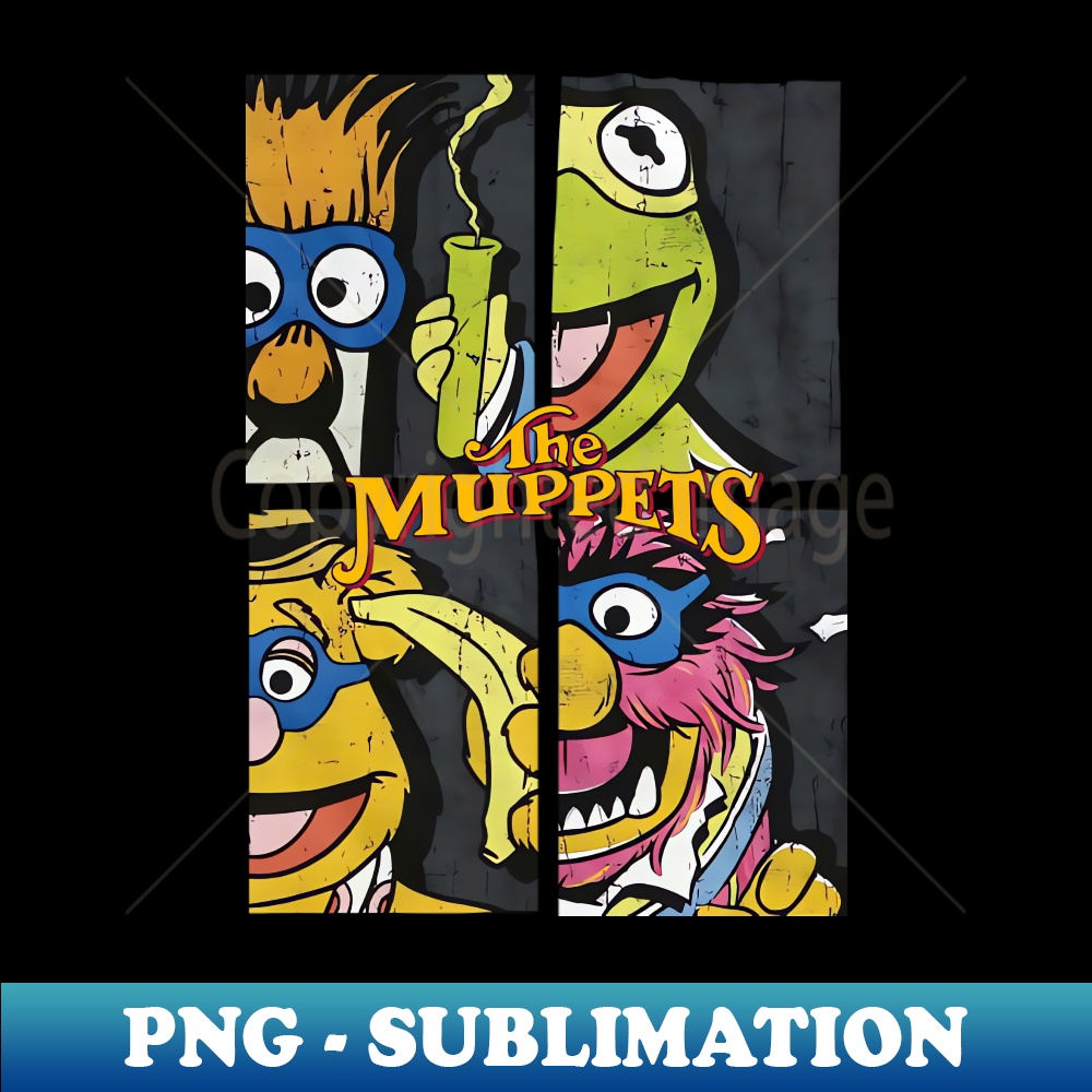 The Muppets Vintage - PNG Transparent Sublimation File - Stu - Inspire ...