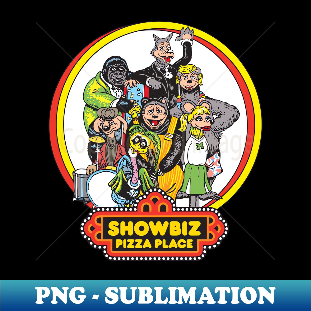 Showbiz Pizza - PNG Transparent Digital Download File for Su | Inspire ...