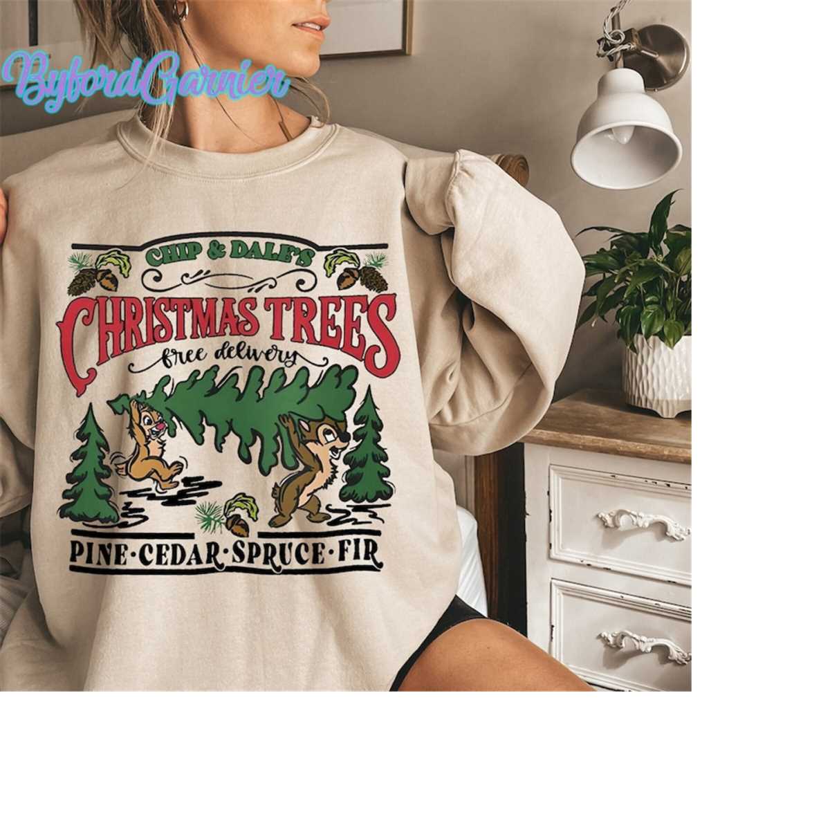 Disney Couples Chip n Dale Double Trouble Christmas Shirt, C | Inspire ...