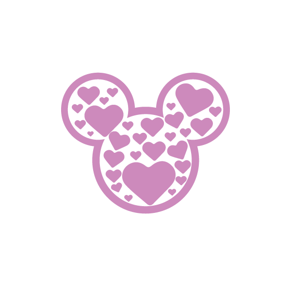 Mickey Head Hearts Png, Christmas Mickey Png, Mickey Mouse M | Inspire ...