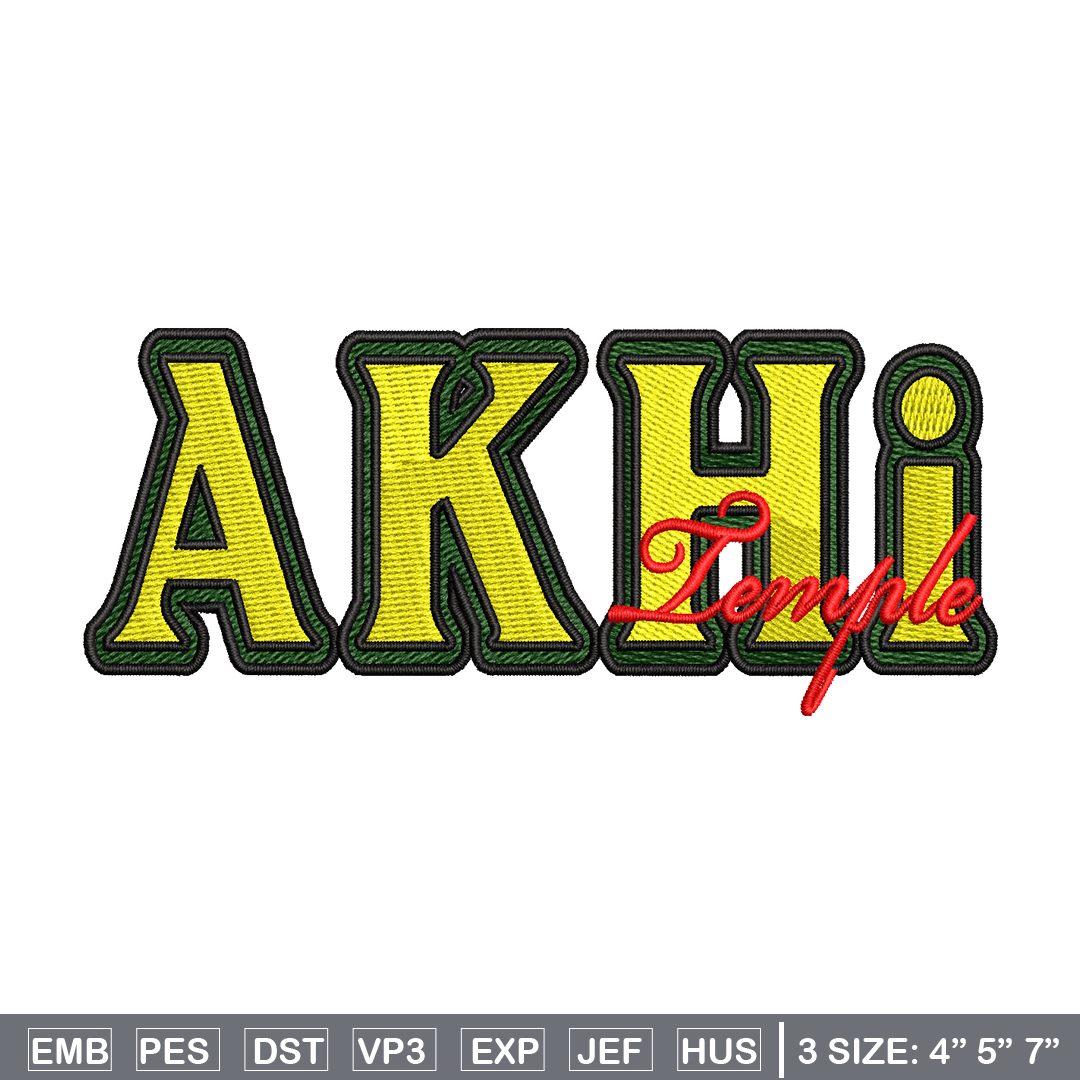 AKHI logo embroidery design, AKHI logo embroidery, logo desi - Inspire ...